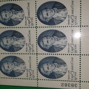 USPS | Other | Scott 733 1978 Capt James Cook Alaska Hawaii 1778 Sheet ...